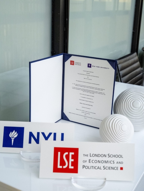 With Agreement on a Dual-Degree Program, NYU and the London School of ...